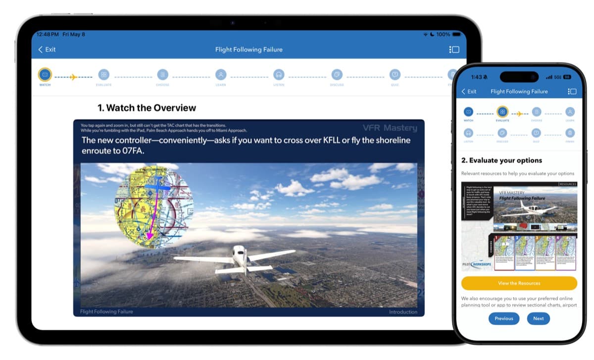 PilotWorkshops Mastery on Sporty’s App | GA News